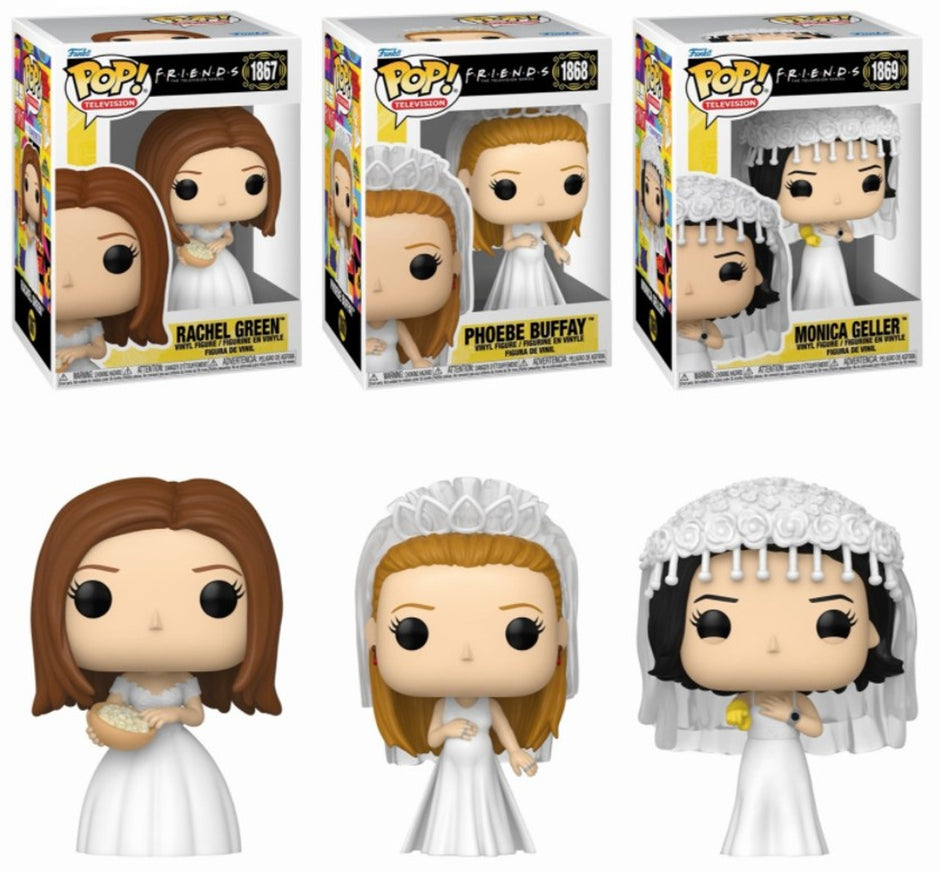 Pop! Wedding Dress Complete Set 3 Friends – yellowboxcollectables