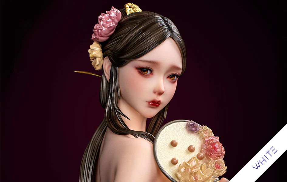 NOBLE PRINCESS LOOKING BACK WHITE VERSION 1/4 SCALE STATUE ...