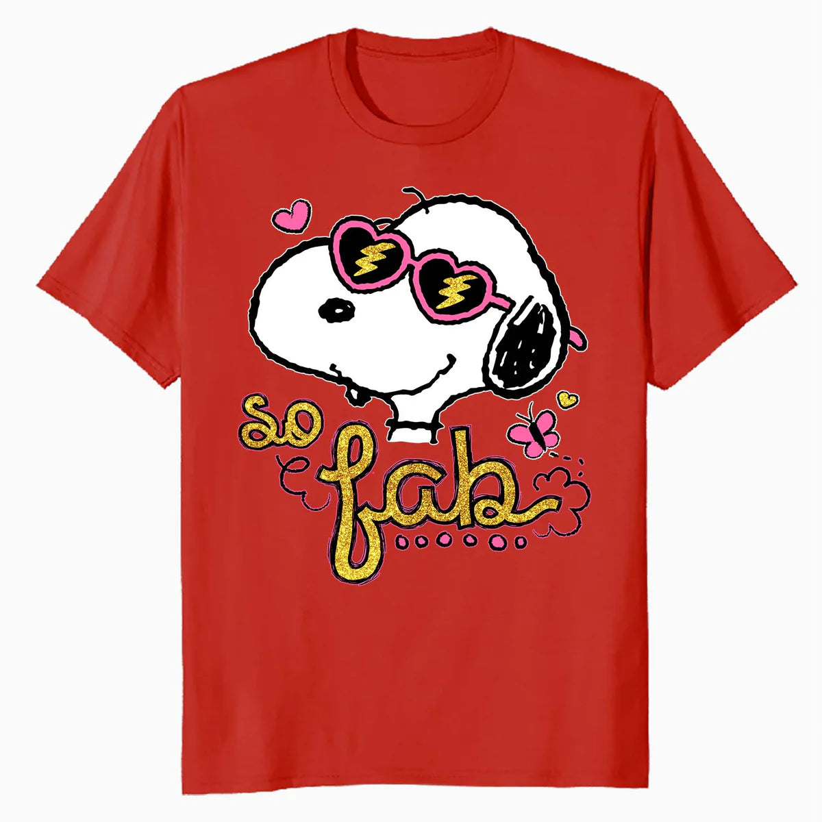Peanuts Snoopy So Fab Heart Shades Vintage Classic Comic Official Men ...