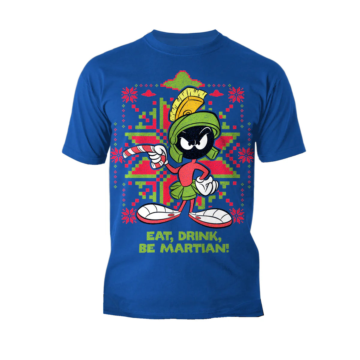 Looney Tunes Marvin Martian Xmas Eat Official Men's T-Shirt ...